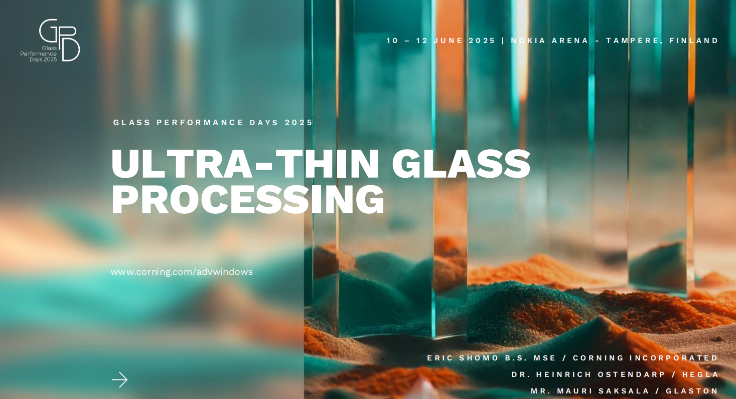 GPD 2025 presentation: Ultra-thin glass processing - Glastory